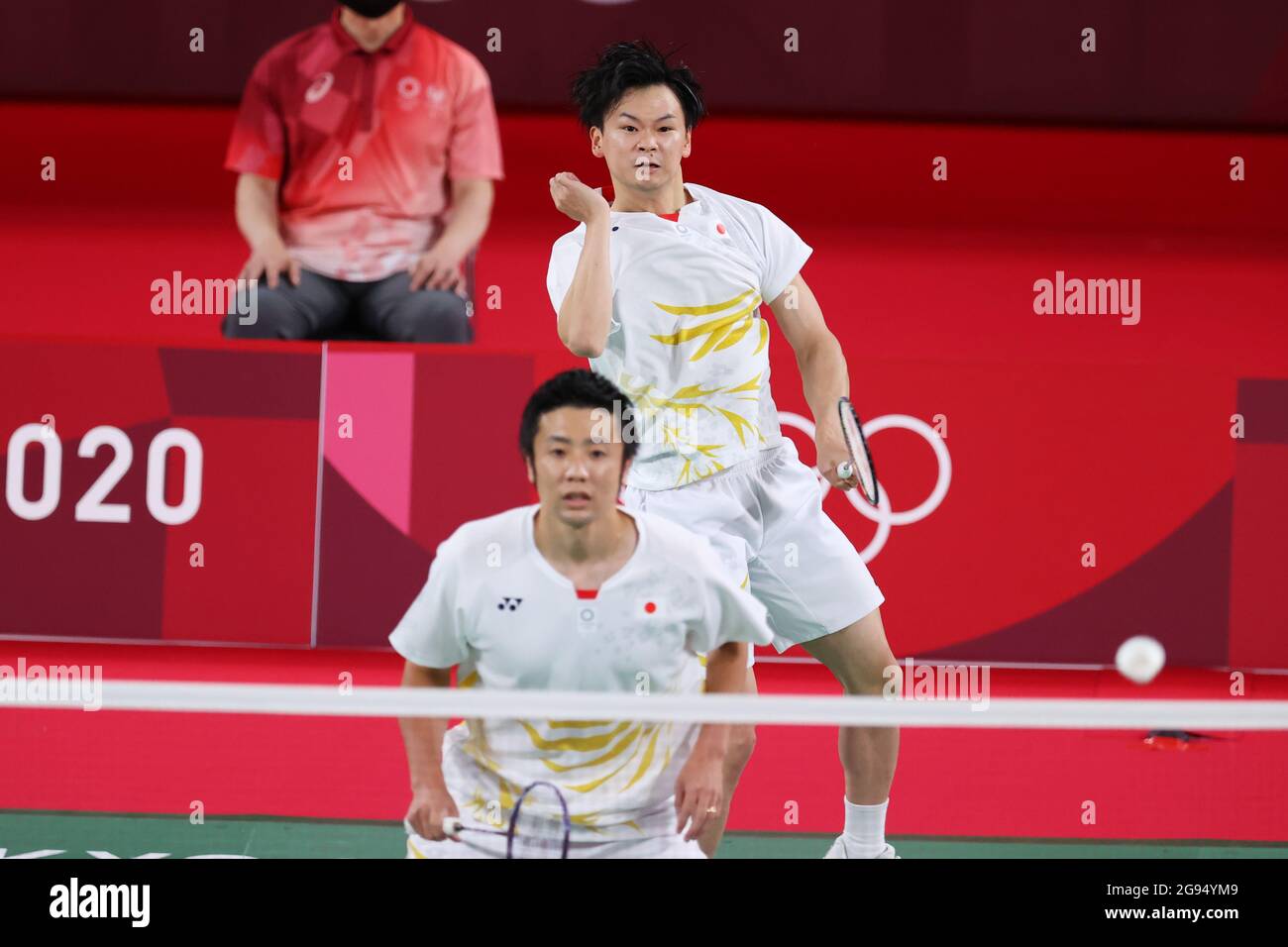 Tokyo, Japan. 24th July, 2021. Hiroyuki Endo & Yuta Watanabe (JPN ...