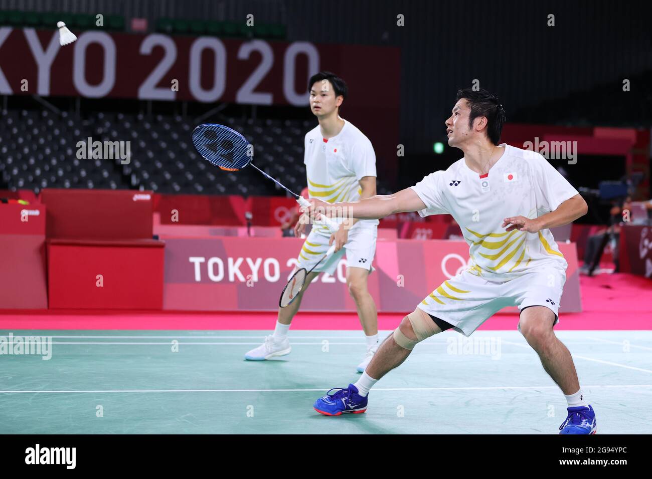 Tokyo, Japan. 24th July, 2021. Hiroyuki Endo & Yuta Watanabe (JPN ...