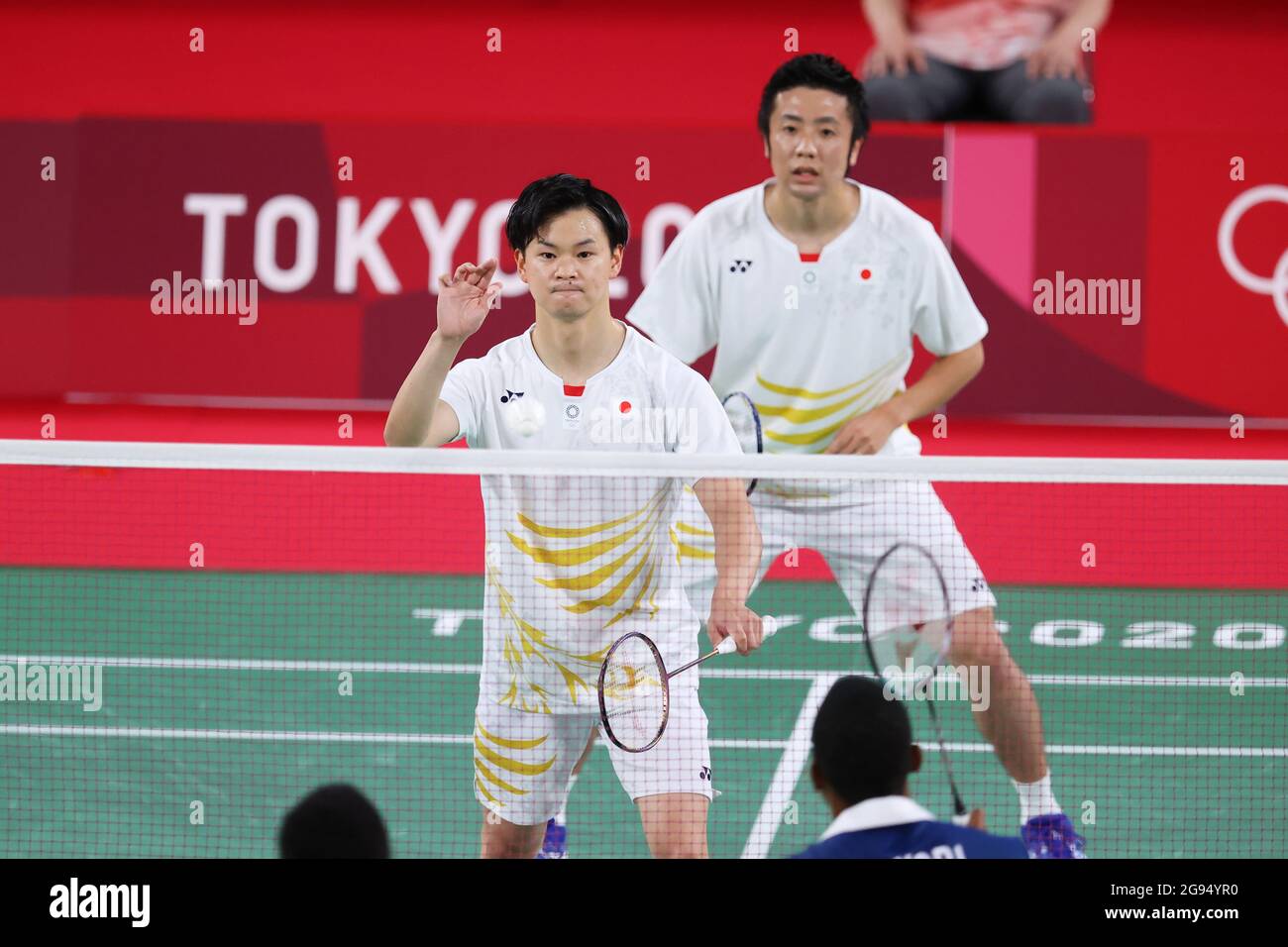 Tokyo, Japan. 24th July, 2021. Hiroyuki Endo & Yuta Watanabe (JPN ...