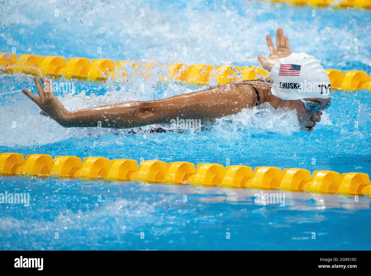 Tokyo, Japan. 24th July, 2021. Tore Huske of USA competes in the Women ...