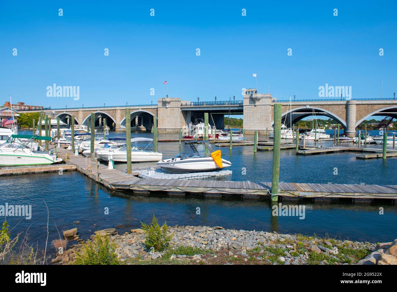 Washington Bridge between City of Providence and East Providence on ...