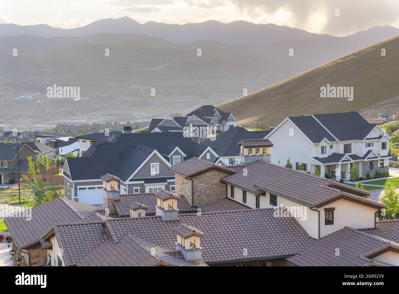 Gloomy day in Utah, the USA Stock Photo - Alamy