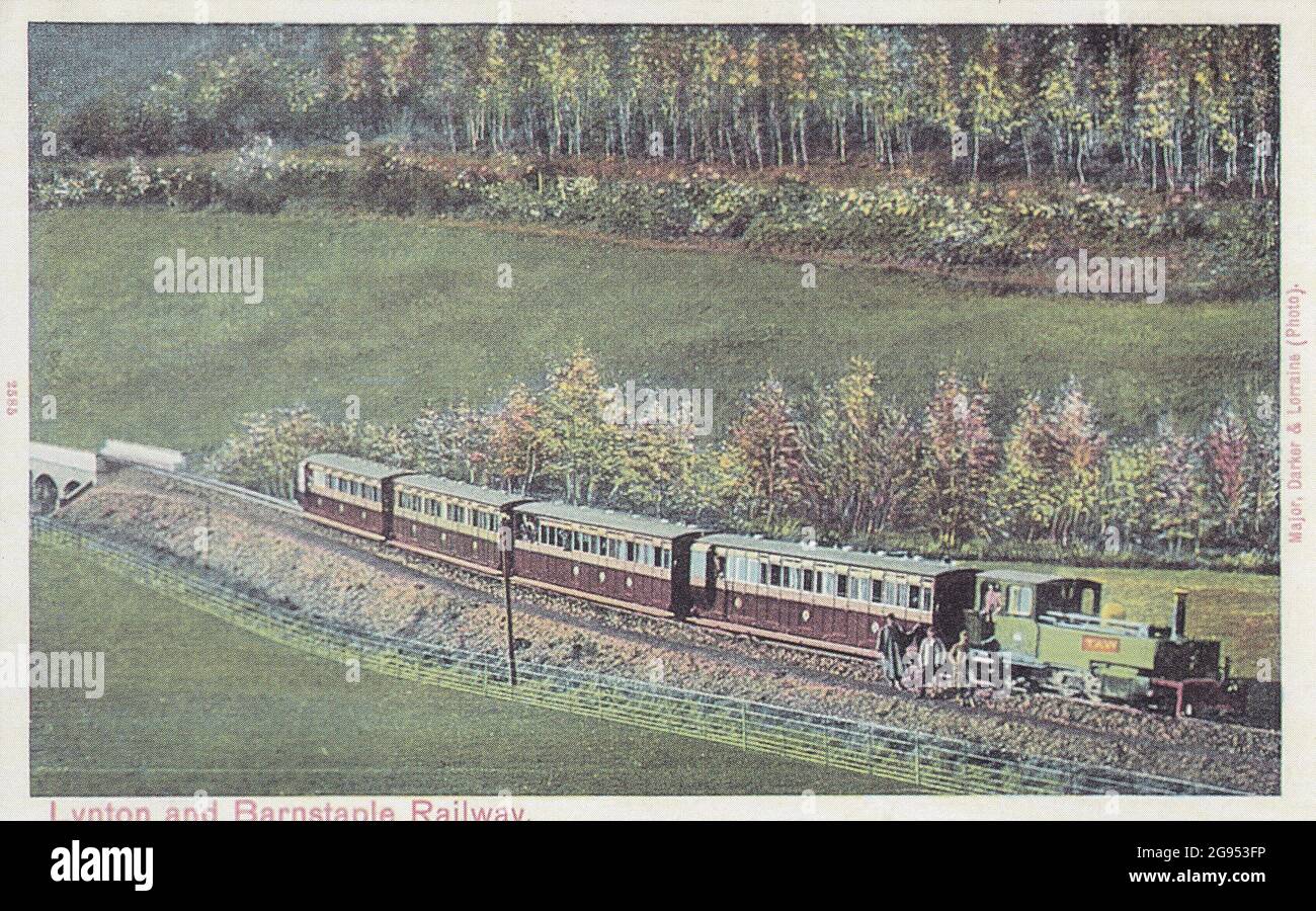 Lynton and barnstaple railway hi-res stock photography and images - Alamy