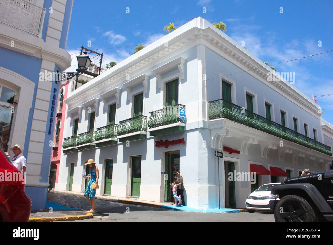 Street scene, San Juan, Puerto Rico Stock Photo - Alamy