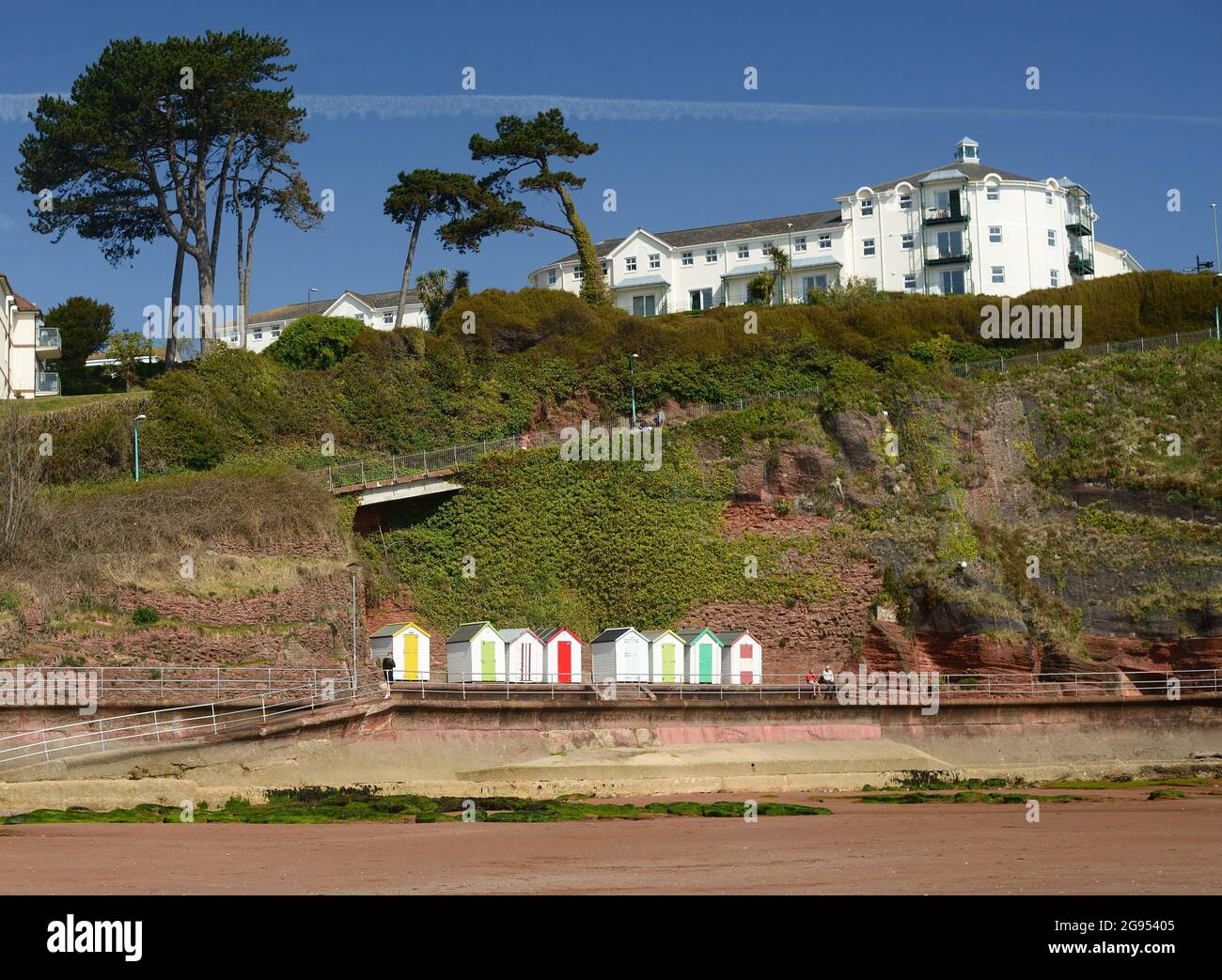 England Devon Goodrington Sands Promenade High Resolution Stock ...
