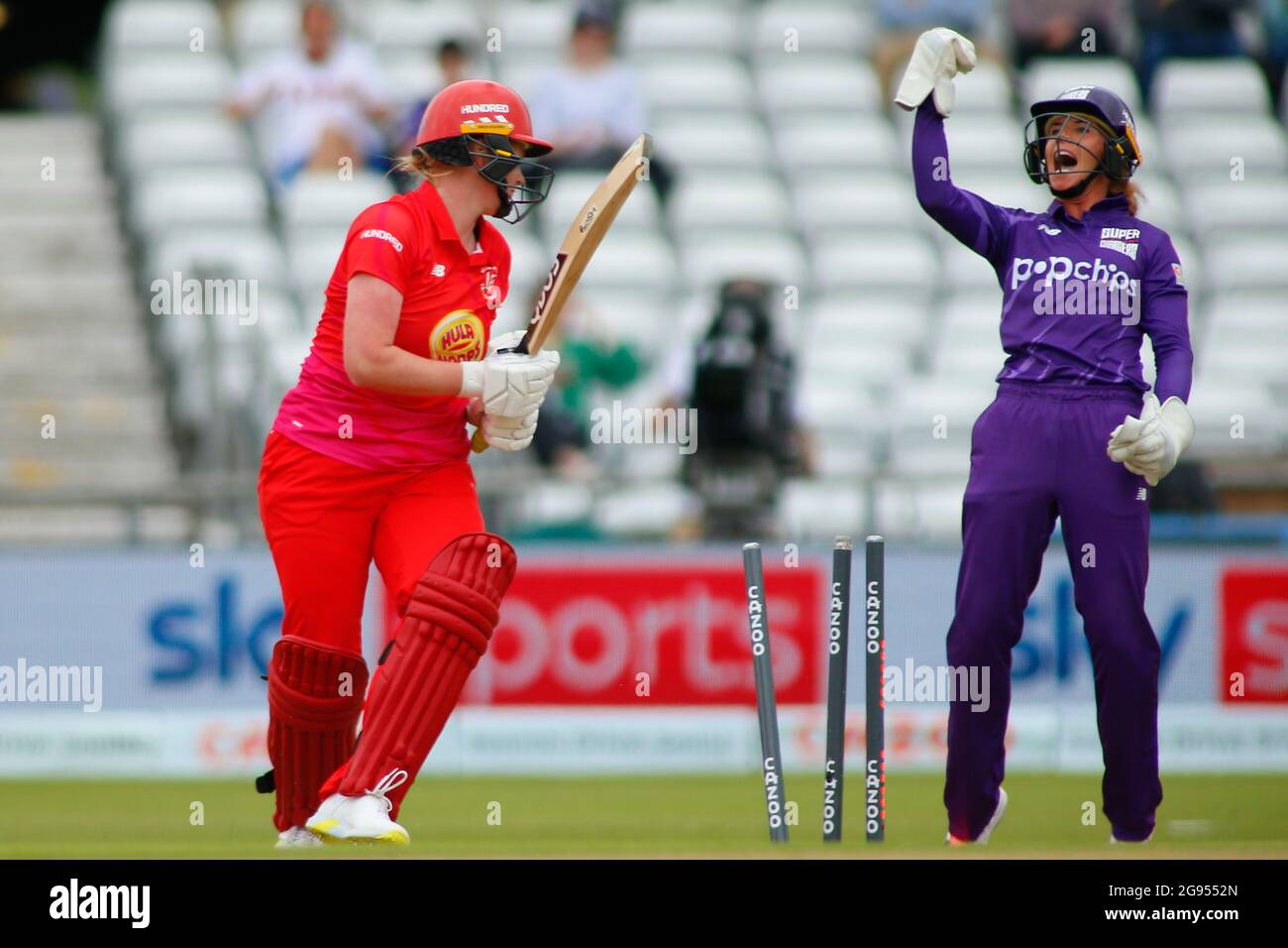 Emerald Headingley Stadium, Leeds, West Yorkshire, 24th July 2021. The ...