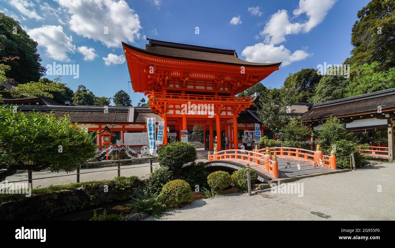 Romon (Gate Pavilion) of Kamigamo Jinja Shrine, Shinto Shrine ...