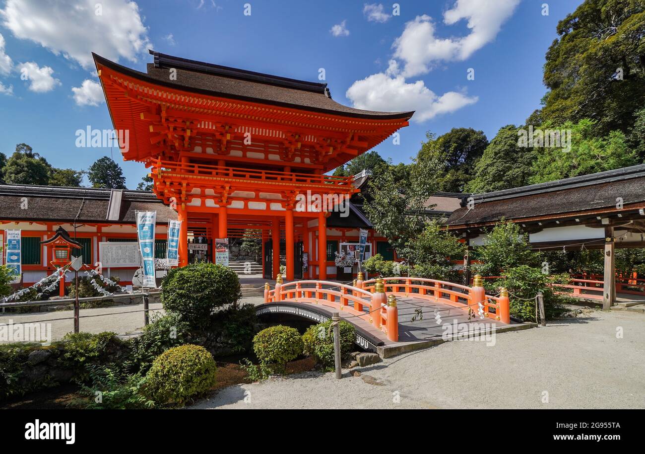 Romon (Gate Pavilion) of Kamigamo Jinja Shrine, Shinto Shrine ...