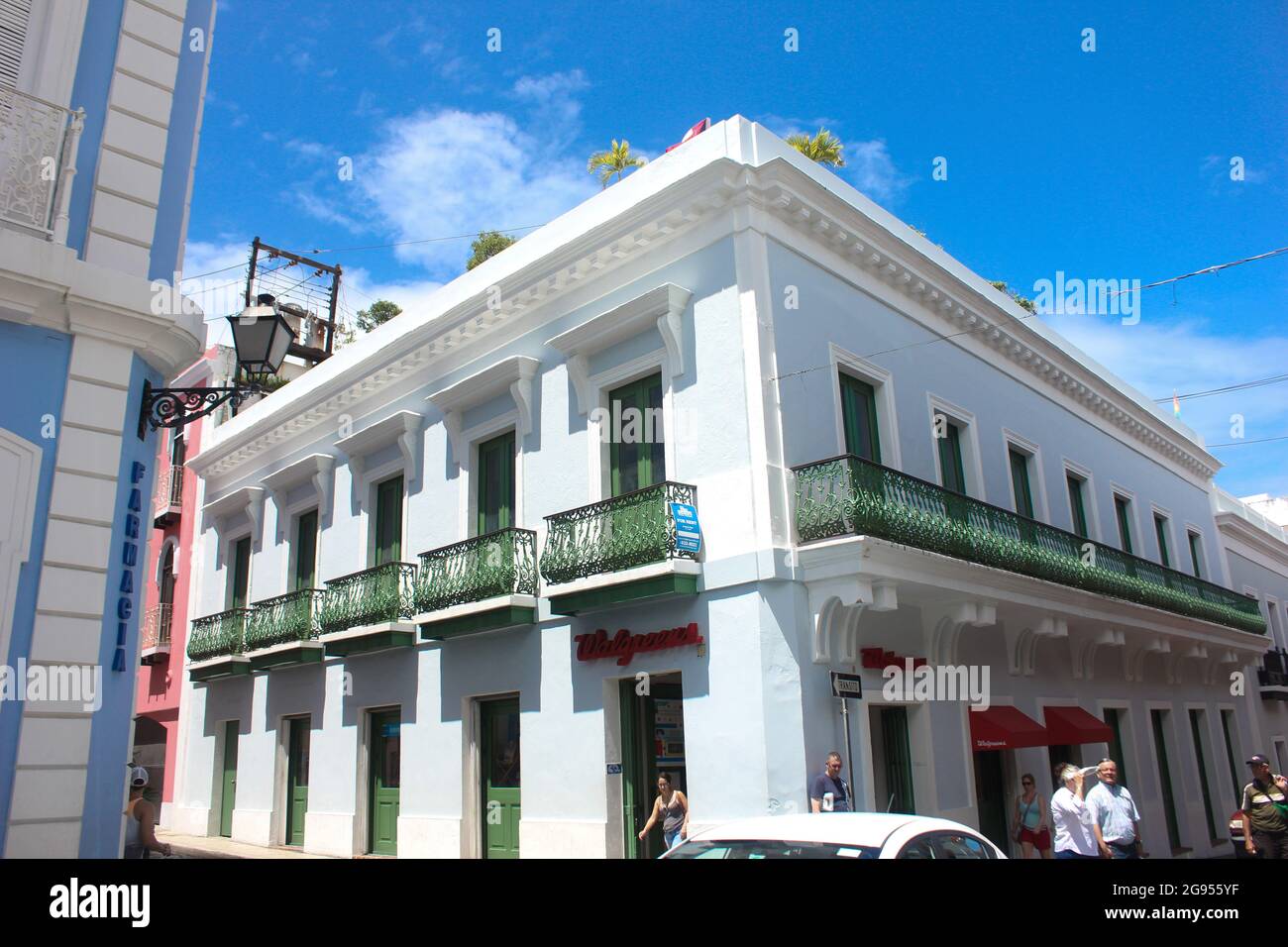 Street scene, San Juan, Puerto Rico Stock Photo - Alamy
