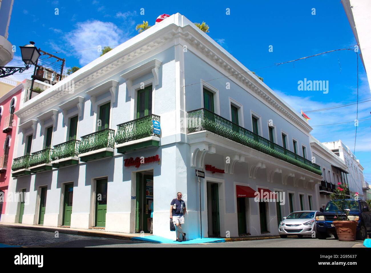 Street scene, San Juan, Puerto Rico Stock Photo - Alamy