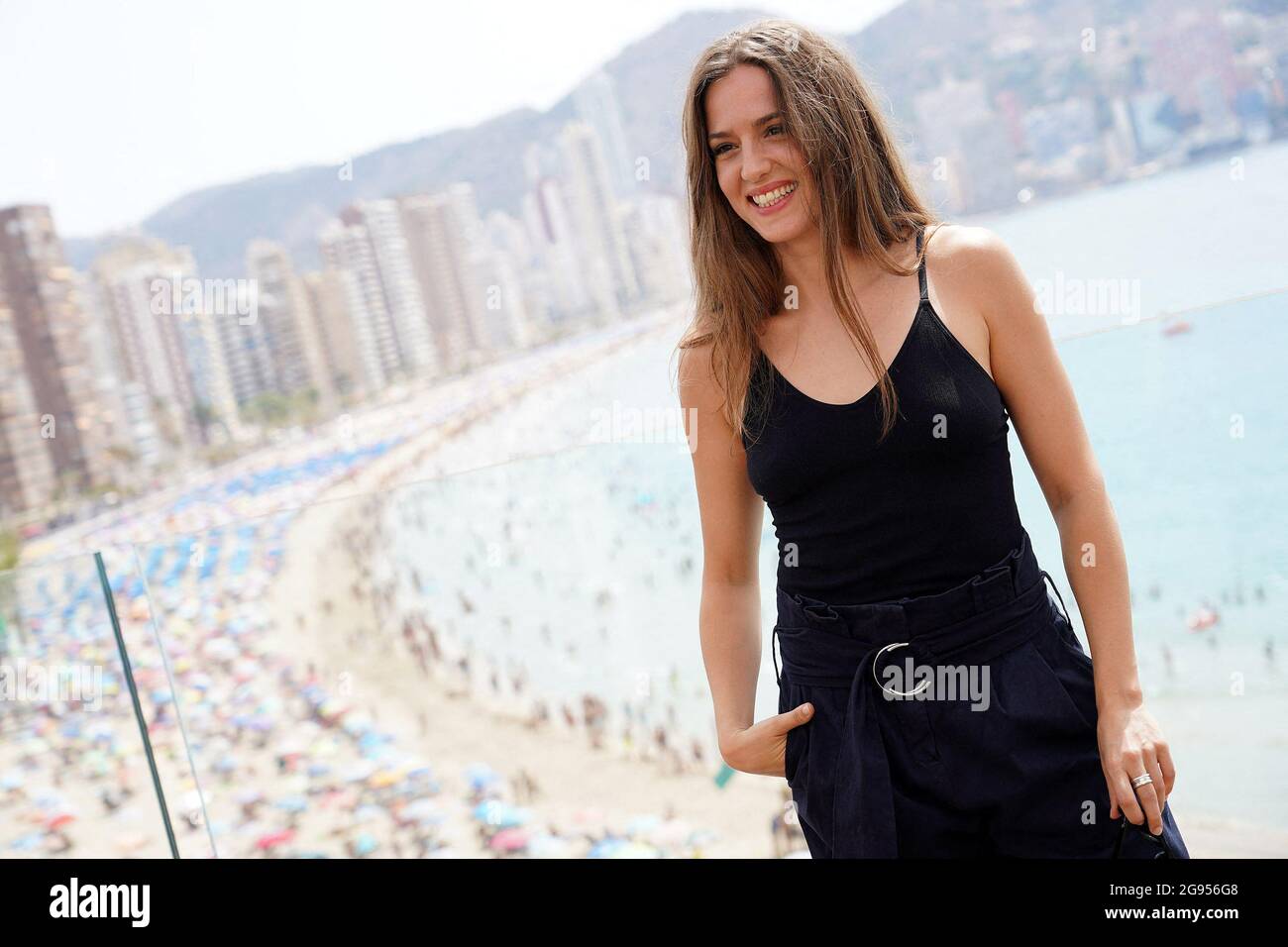 Spanish actress Marina Salas attends the photocall of presentation of ...