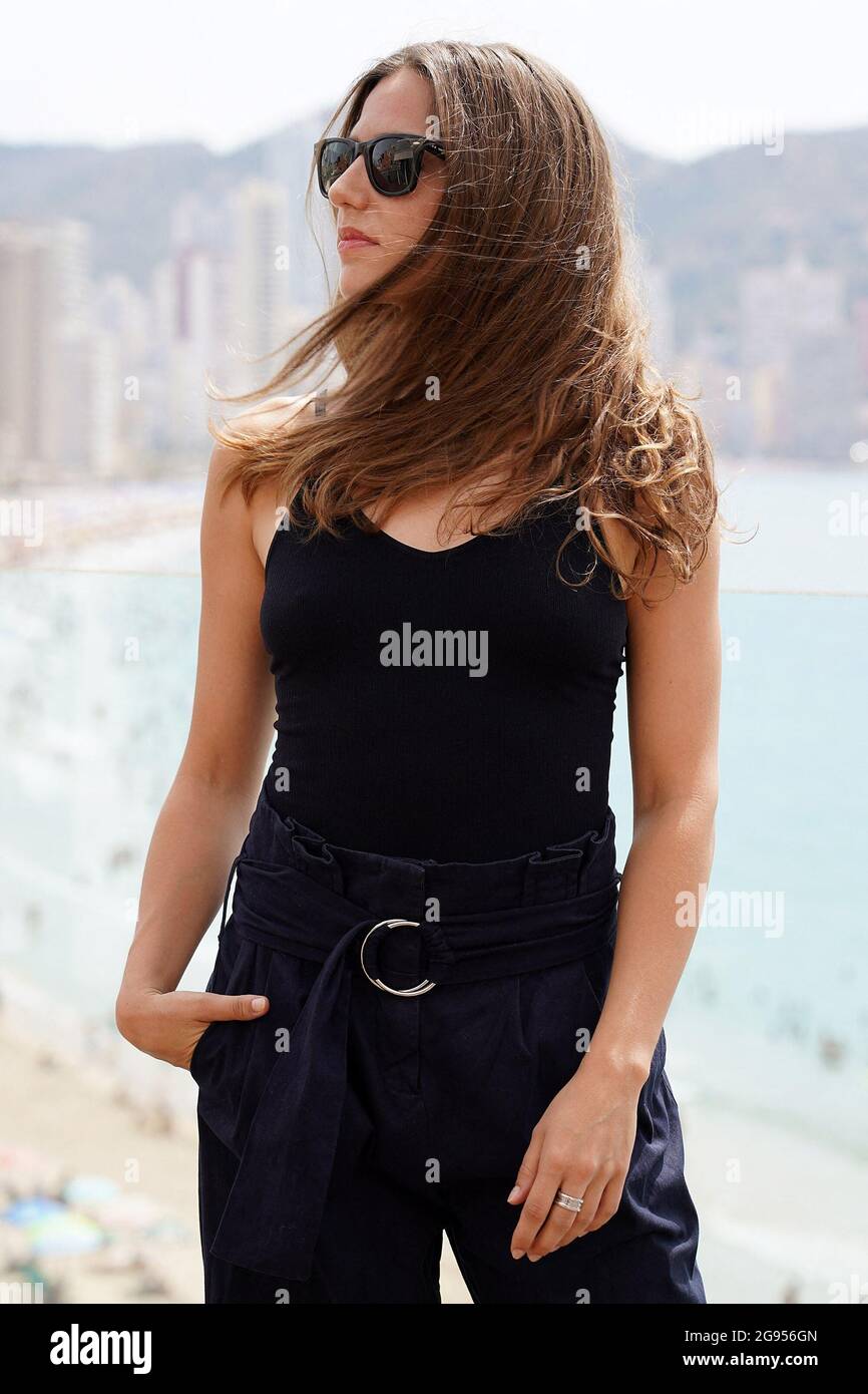 Spanish actress Marina Salas attends the photocall of presentation of ...