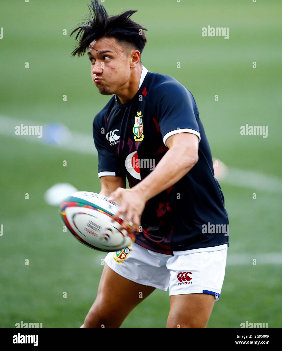 Marcus Smith of the British & Irish Lions ahead of the Castle Lager ...