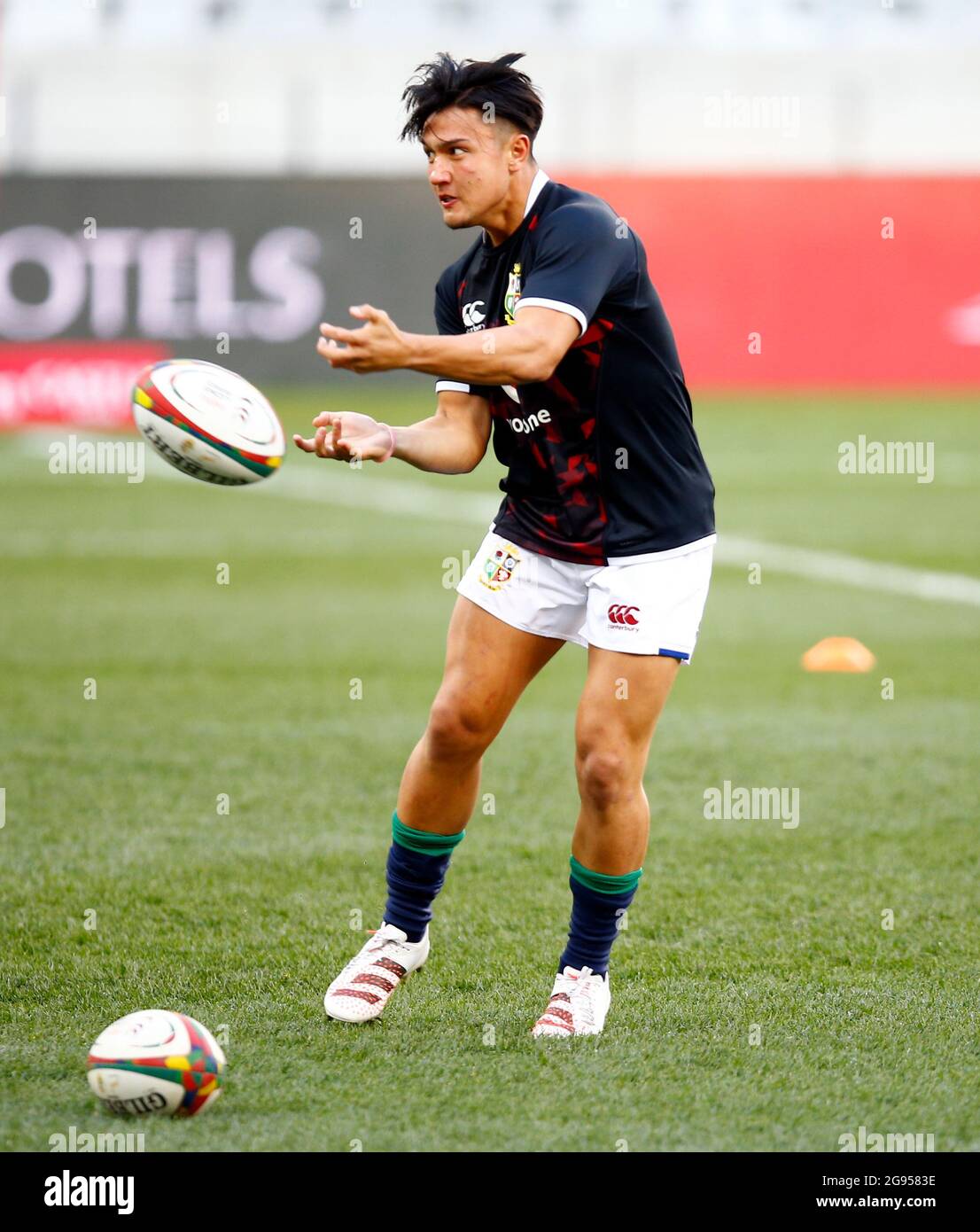 Marcus Smith of the British & Irish Lions ahead of the Castle Lager ...