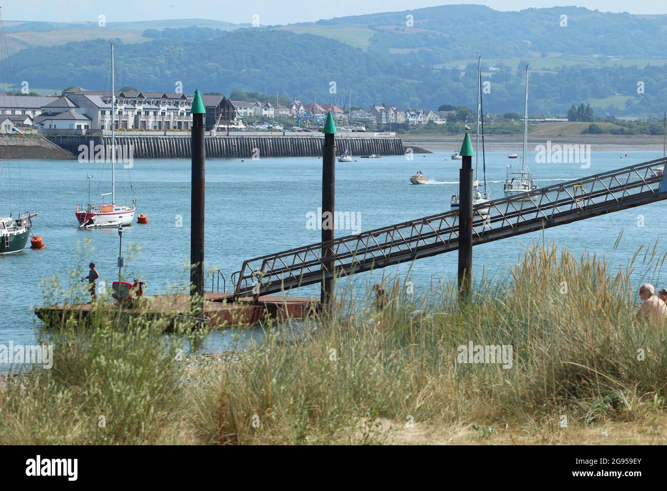 Conwy Morfa beach, Conwy, North Wales Stock Photo - Alamy