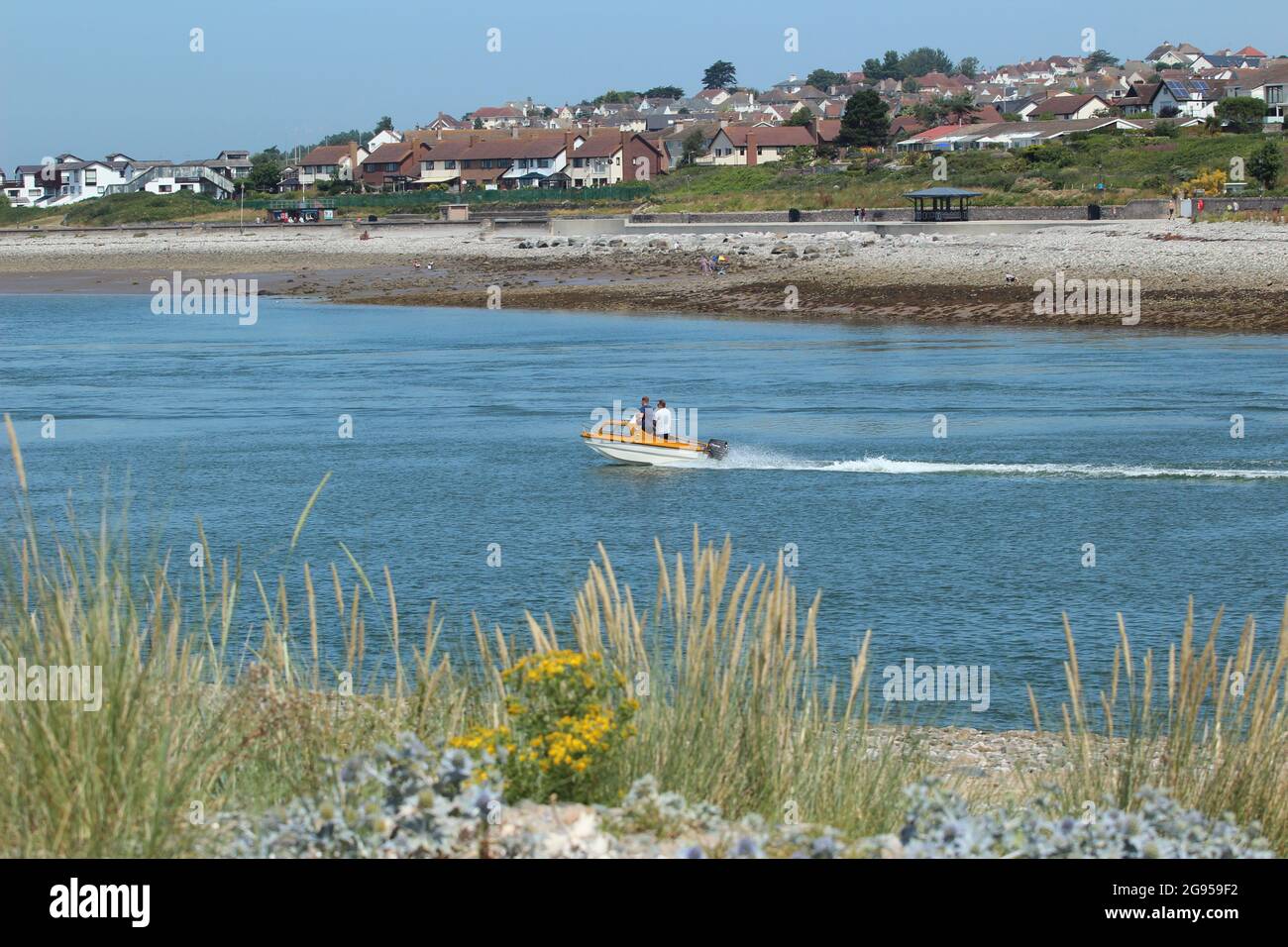 Conwy Morfa beach, Conwy, North Wales Stock Photo - Alamy