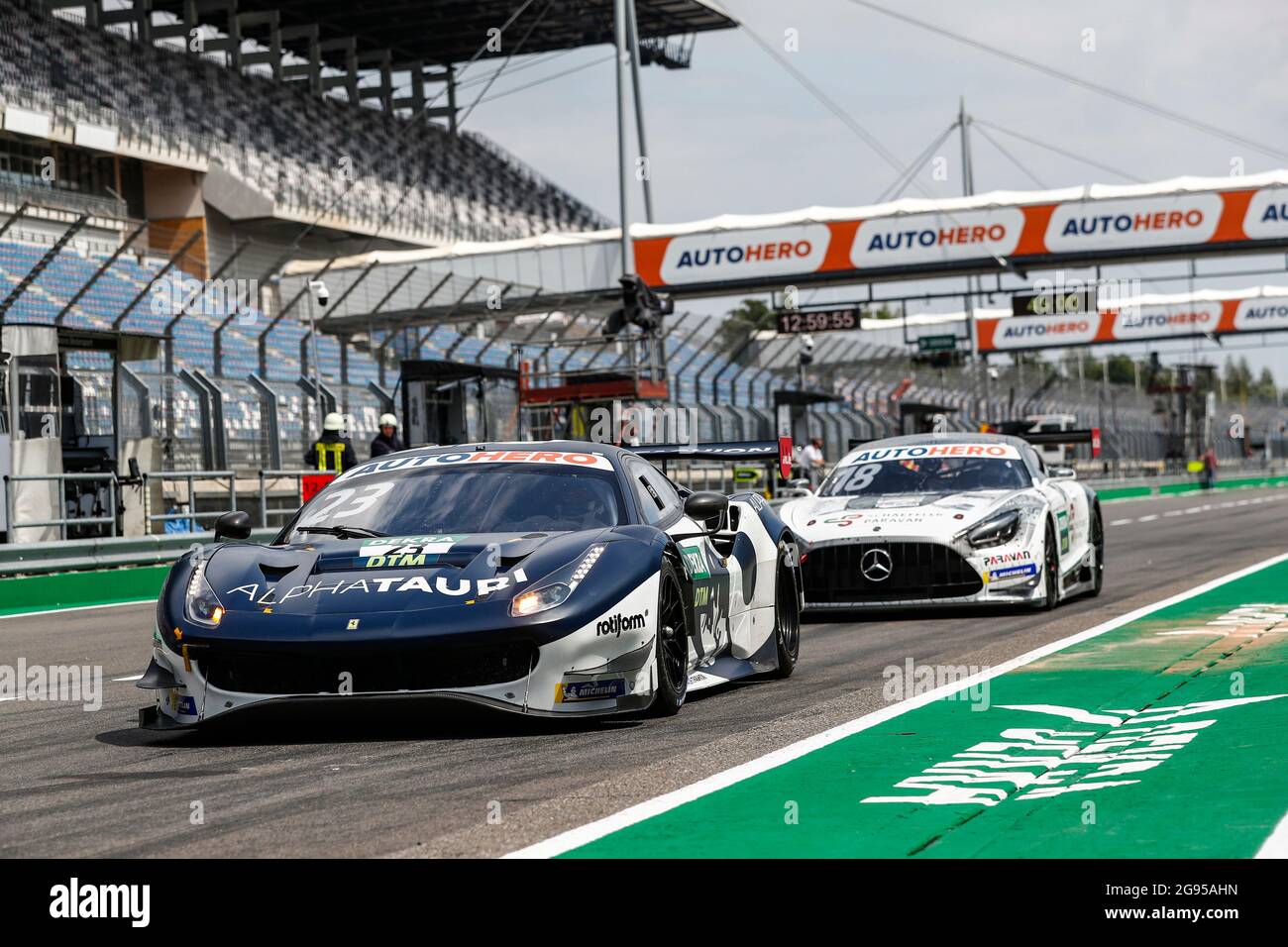 Klettwitz: DTM Lausitz 2021 on July, 23, 2021, (Photo by Hoch Zwei) 23 ...