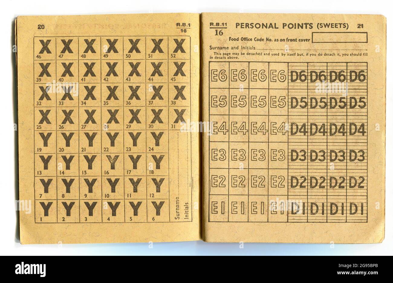Ww2 ration book hi-res stock photography and images - Alamy