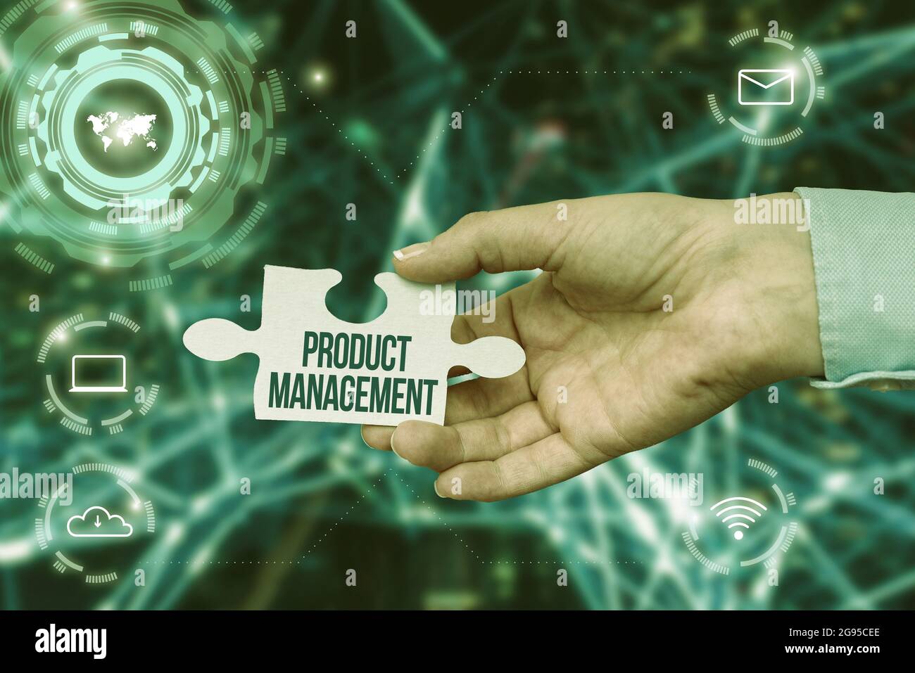 Conceptual display Product Management. Business concept organisational ...