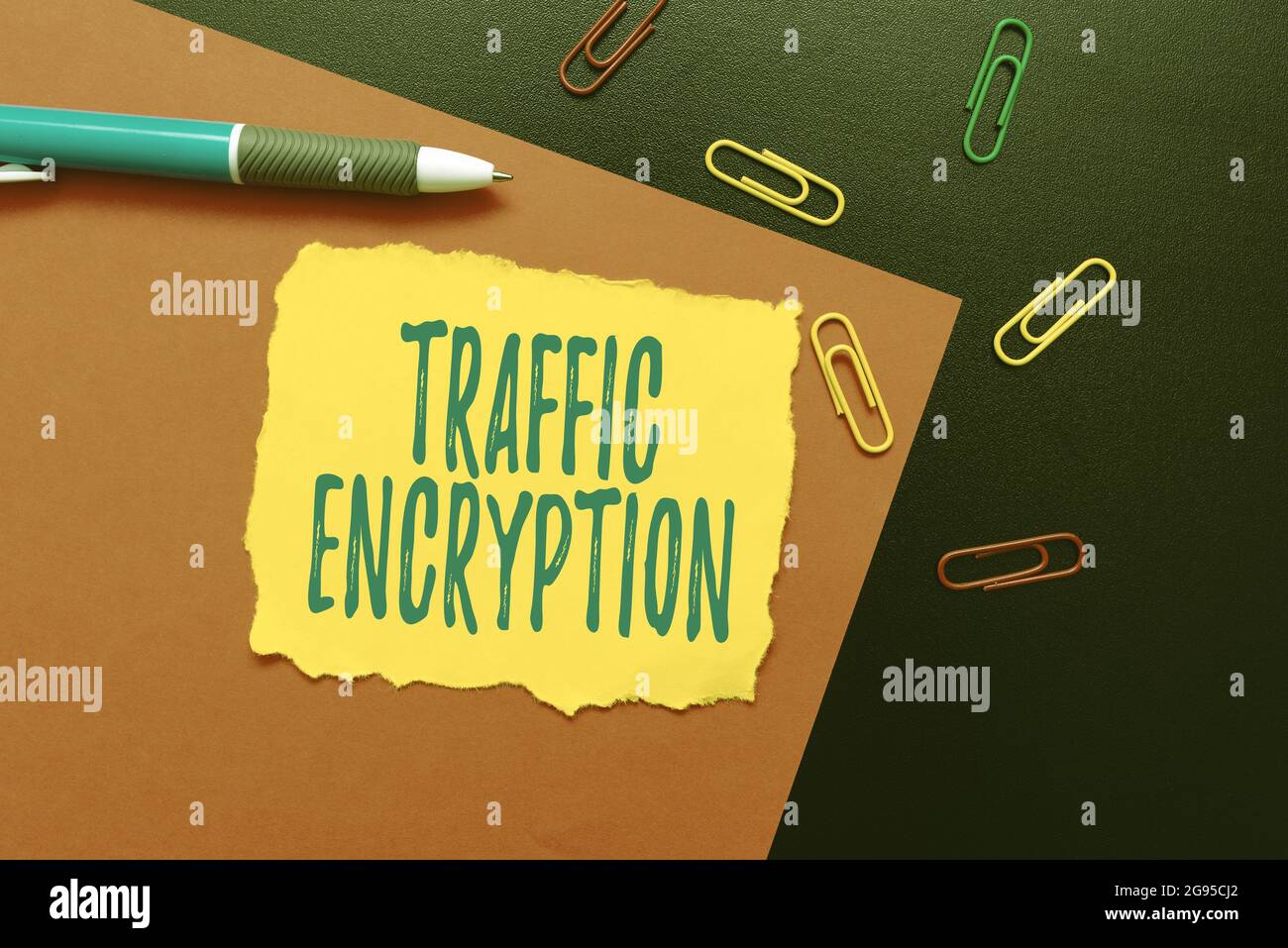 Conceptual Caption Traffic Encryption Word For Method Of Securing The