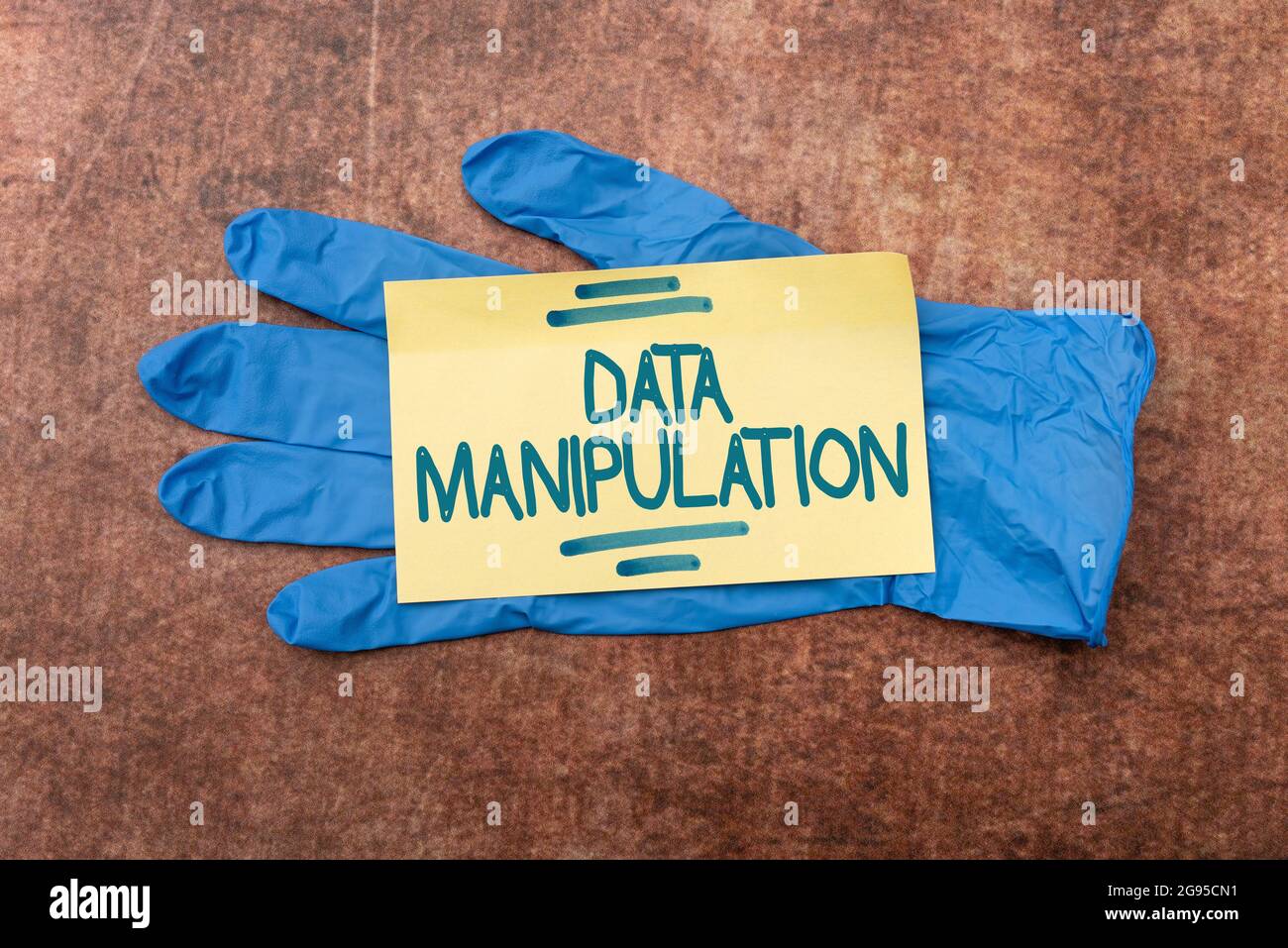 Text sign showing Data Manipulation. Business showcase the process of ...