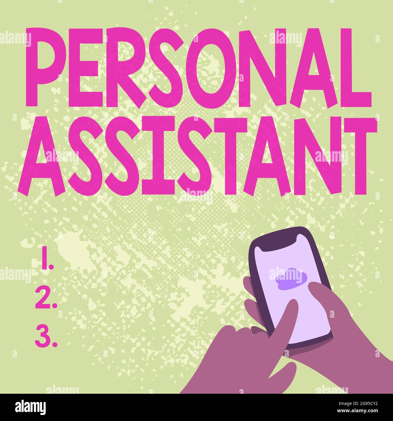 Text showing inspiration Personal Assistant. Concept meaning ...