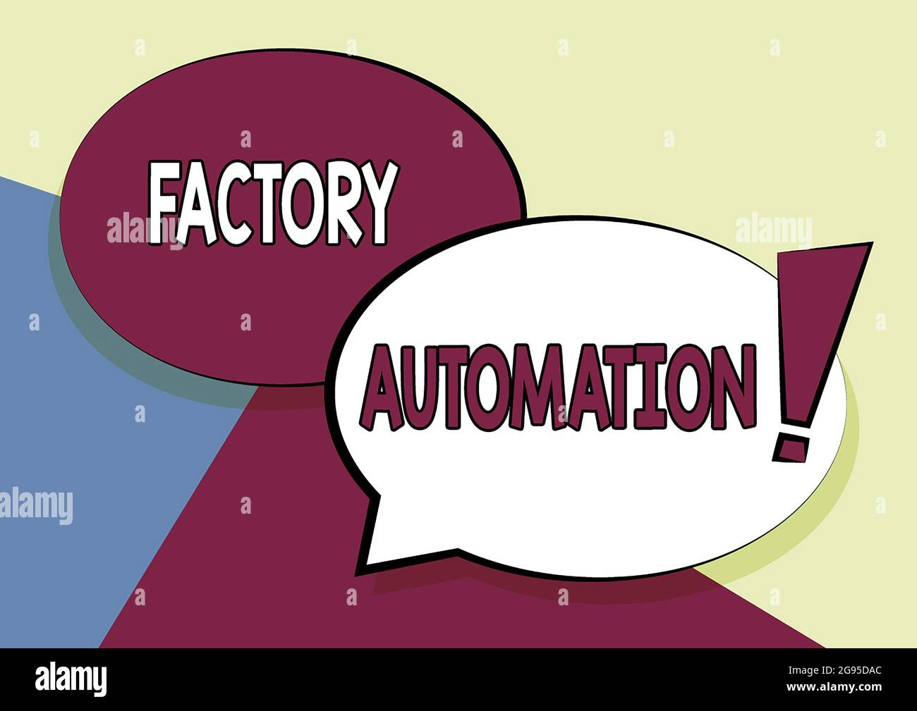 Text showing inspiration Factory Automation. Business concept automatic ...