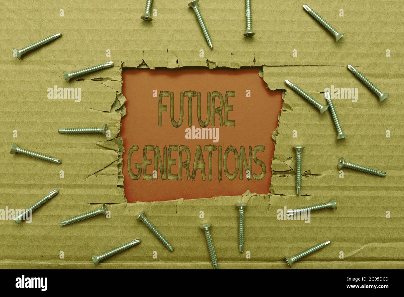 Text caption presenting Future Generations. Business overview ...