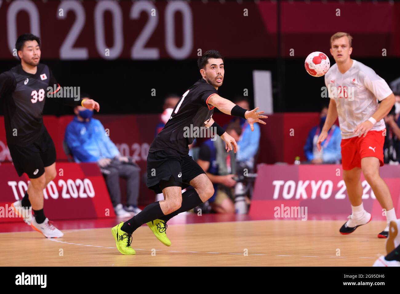 Tokyo, Japan. 24th July, 2021. Remi Anri Doi (JPN) Handball : Men's ...