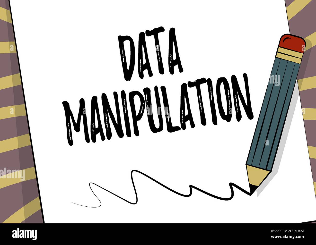 Text sign showing Data Manipulation. Conceptual photo the process of ...