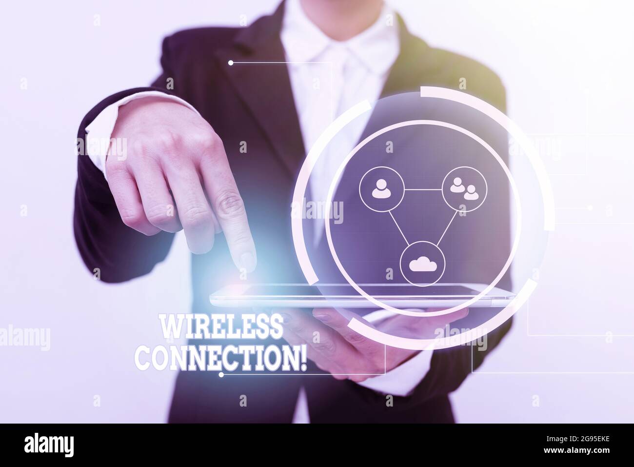 Sign displaying Wireless Connection. Business overview there is no ...