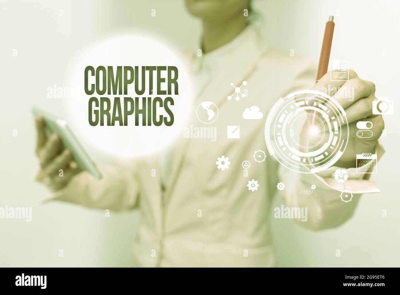 Writing Displaying Text Computer Graphics Business Concept Visual Representations Of Data