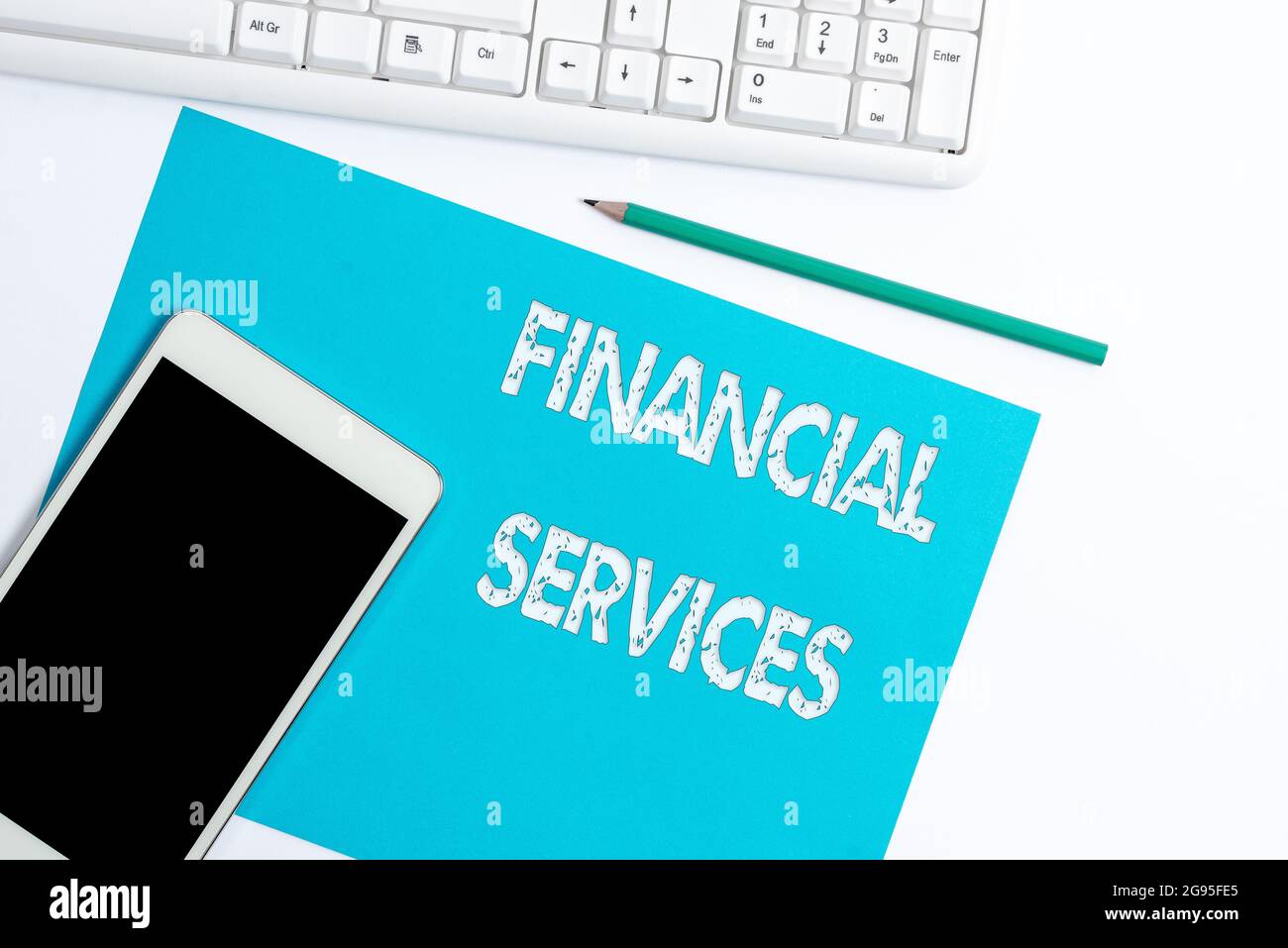 Conceptual display Financial Services. Business concept economic ...