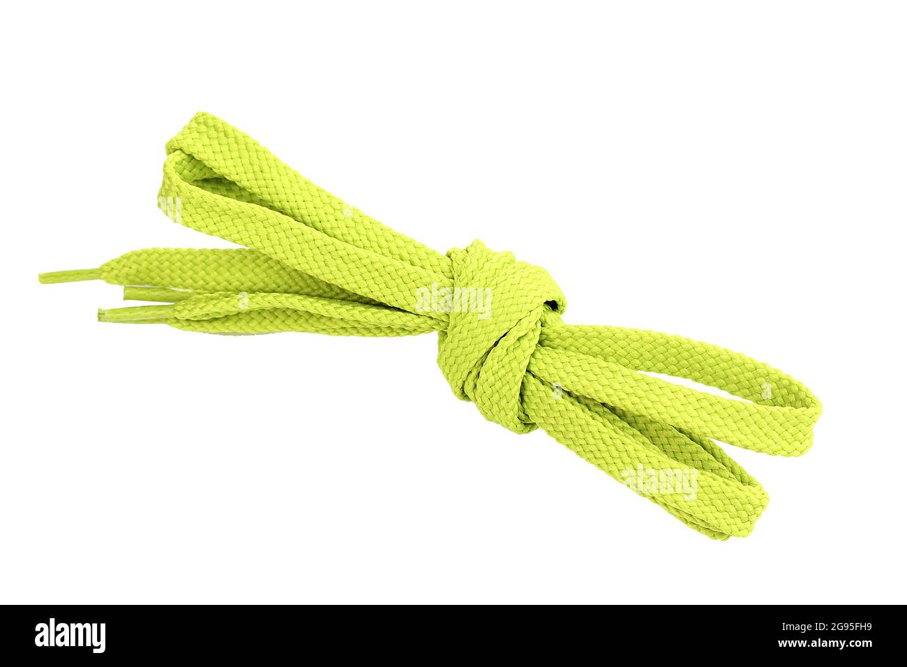 Colorful shoelaces isolated on white Stock Photo - Alamy