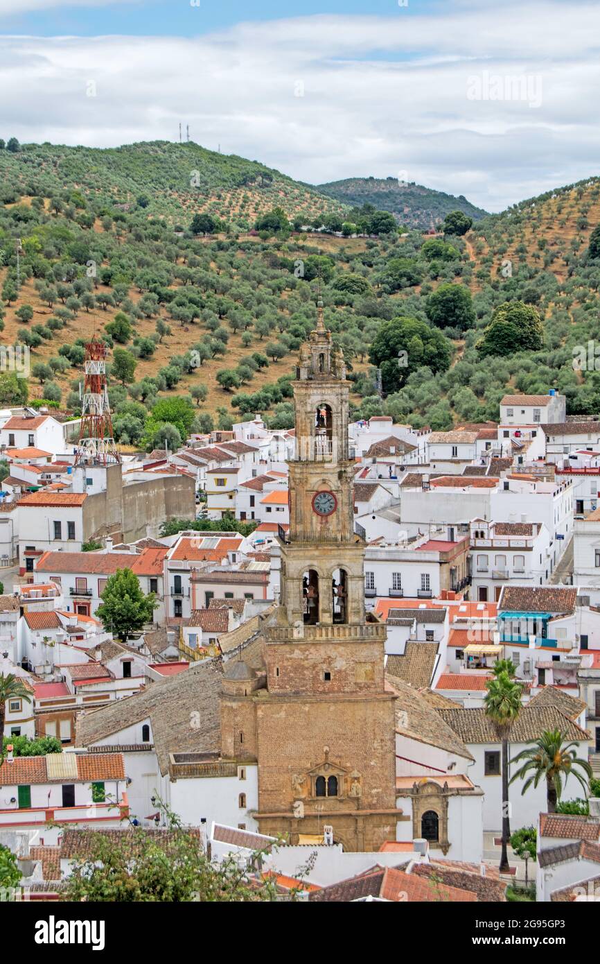 Views of the church and town of Constantina, one of the most beautiful ...