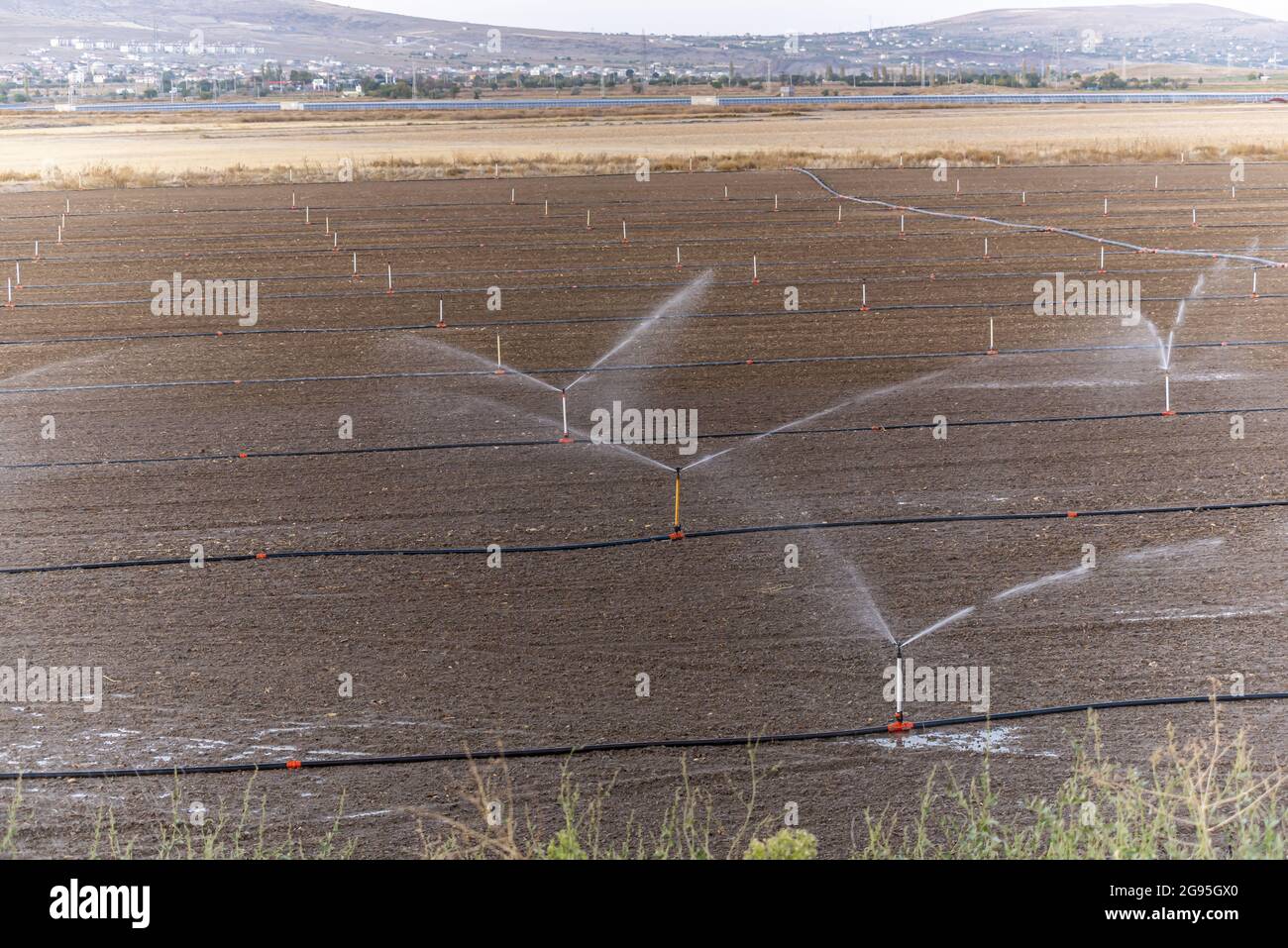 Smart irrigation modern farmland hi-res stock photography and images ...