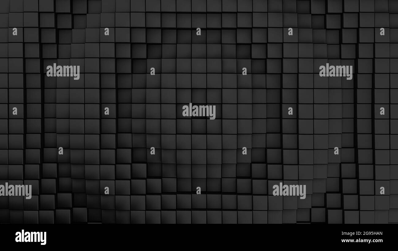 Minimalistic waves pattern made of cubes. Abstract Black Cubic Waving ... Minimalistic waves pattern made of cubes. Abstract Black Cubic Waving ...