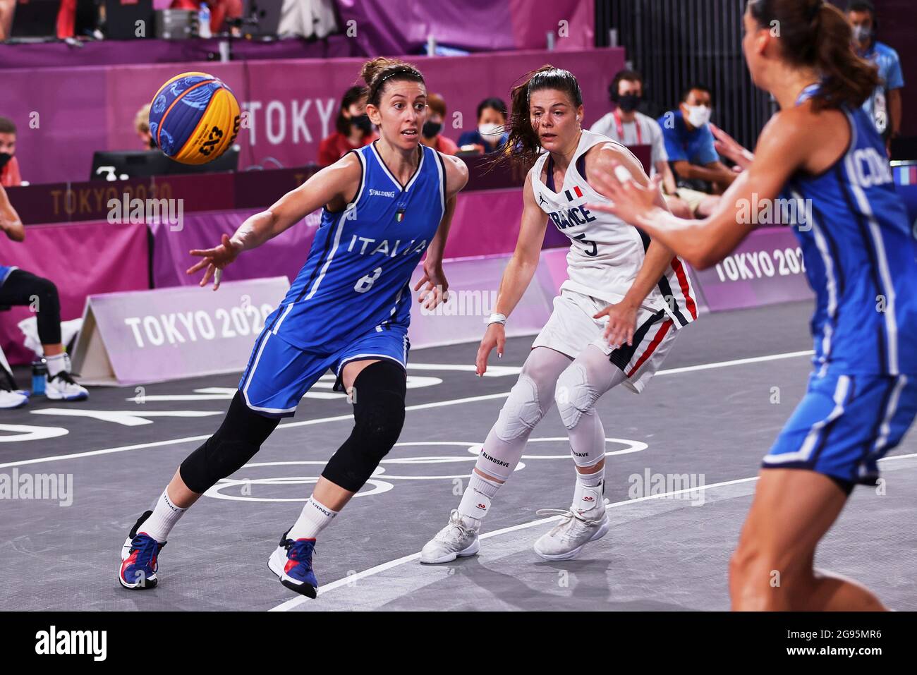 Giulia RULLI (8) of Italia during the Olympic Games Tokyo 2020, FRANCE ...