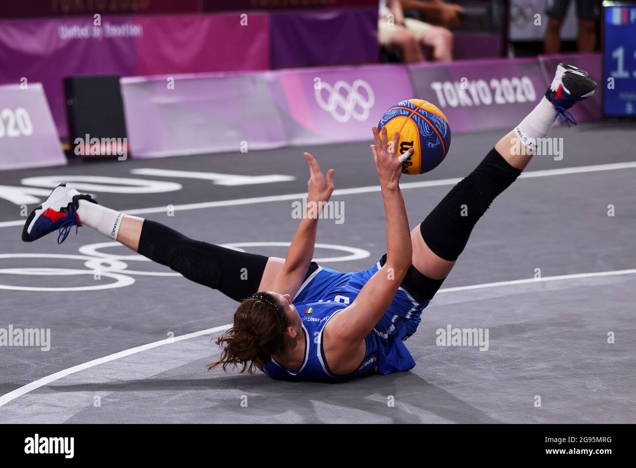 Giulia RULLI (8) of Italia during the Olympic Games Tokyo 2020, FRANCE ...