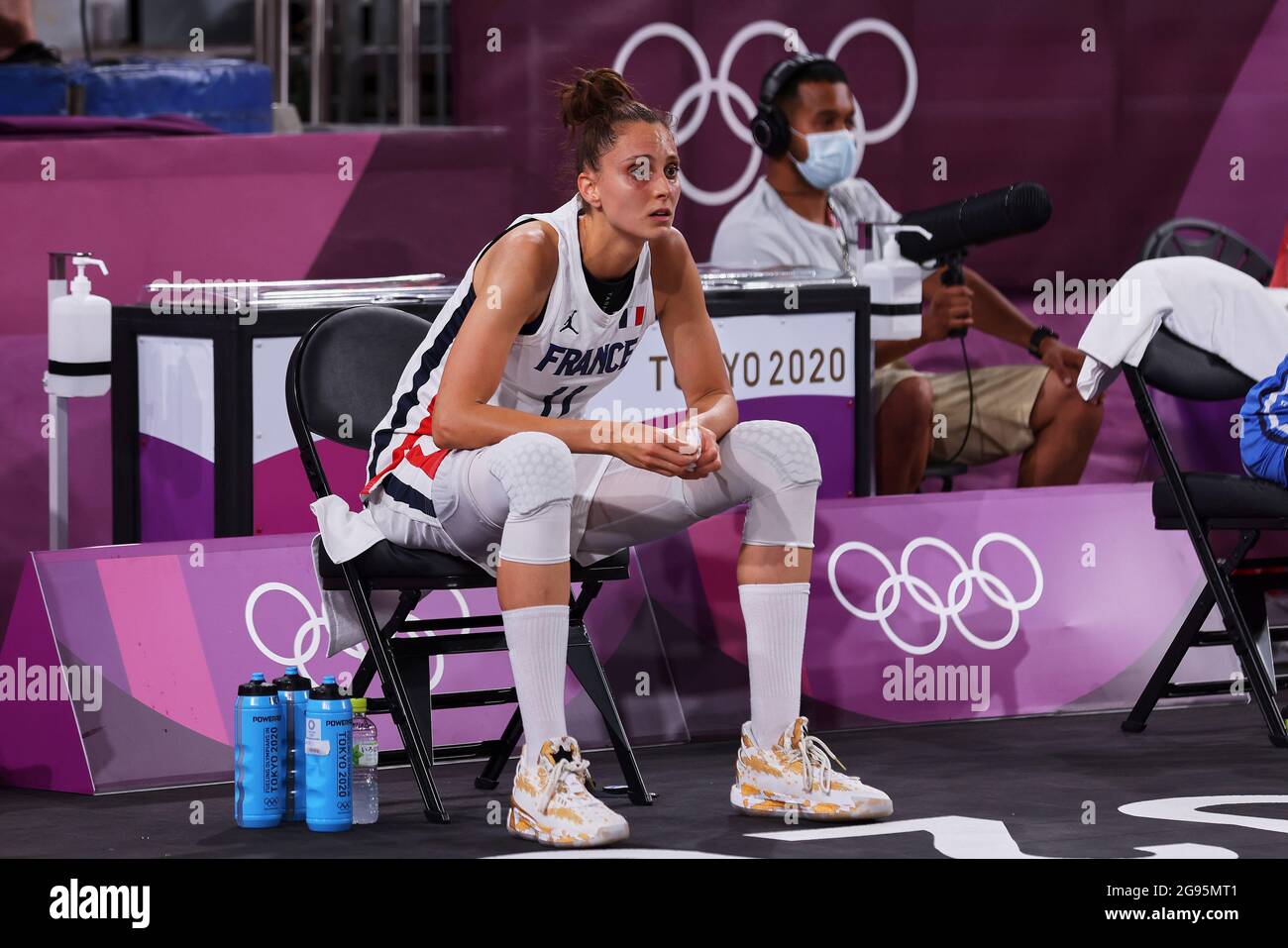 Ana-Maria FILIP (11) of France during the Olympic Games Tokyo 2020 ...