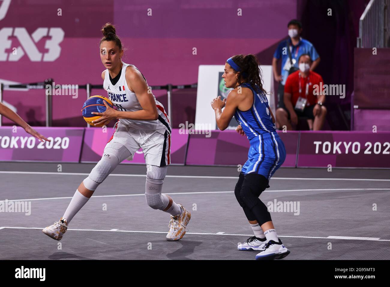 Ana-Maria FILIP (11) of France during the Olympic Games Tokyo 2020 ...