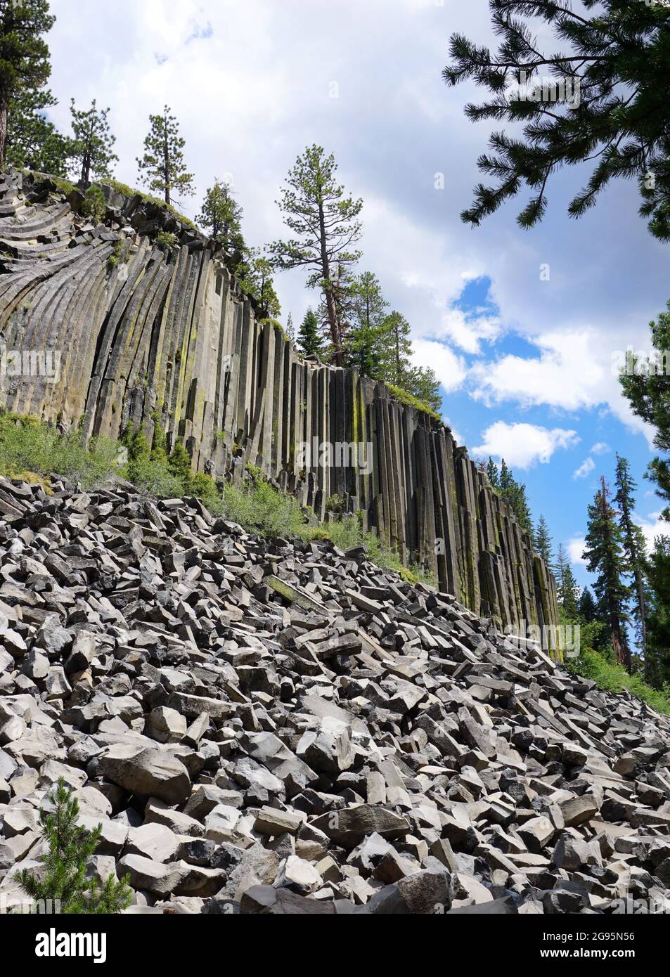 Devils Postpile National Monument, Mammoth Lakes, California Stock ...