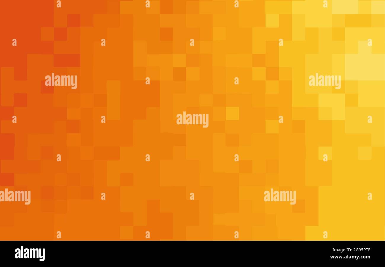 Vector yellow background. Geometric texture from squares. Abstract ...