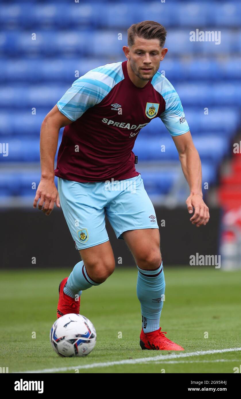 During pre season friendly match boundary park hi-res stock photography ...