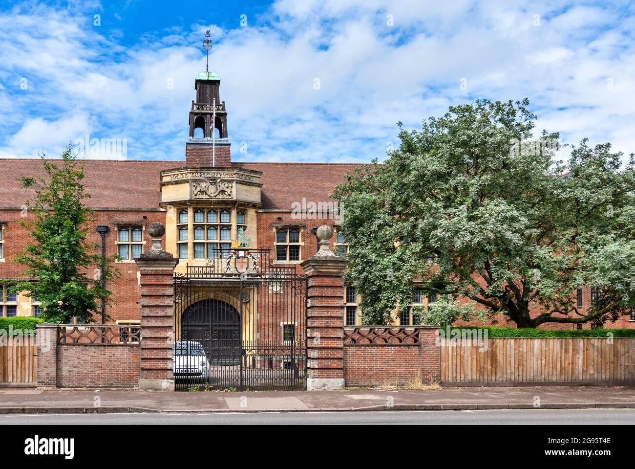 CAMBRIDGE ENGLAND TRUMPINGTON ROAD THE LEYS SCHOOL BUILDING Stock Photo ...