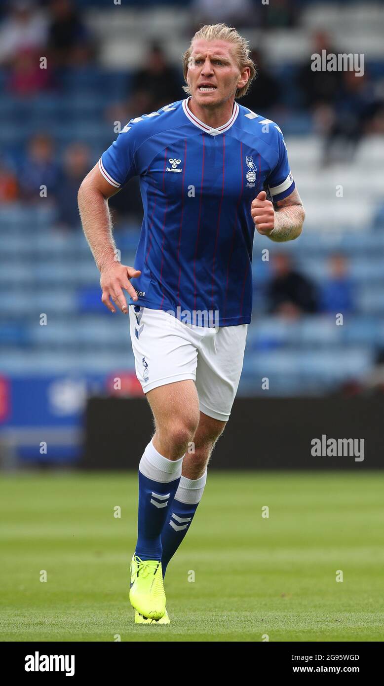Oldham, England, 24th July 2021. Carl Piergianni of Oldham Athletic ...