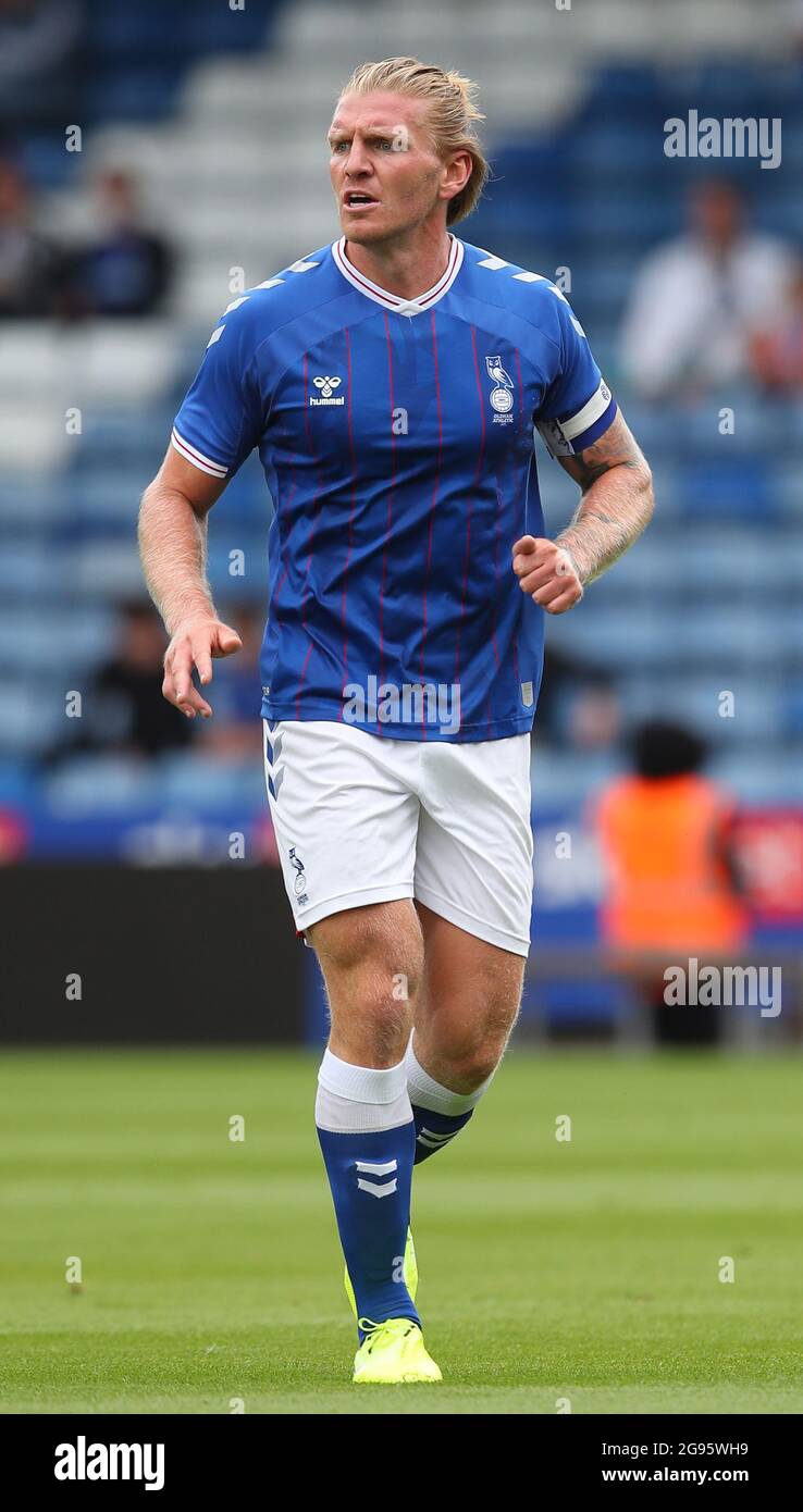 Oldham, England, 24th July 2021. Carl Piergianni of Oldham Athletic ...
