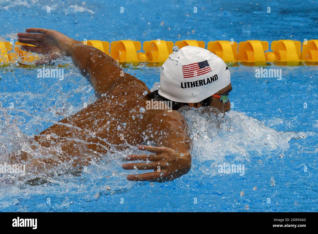 Tokyo, Japan. 24th July, 2021. Jay Litherland of Team United States ...