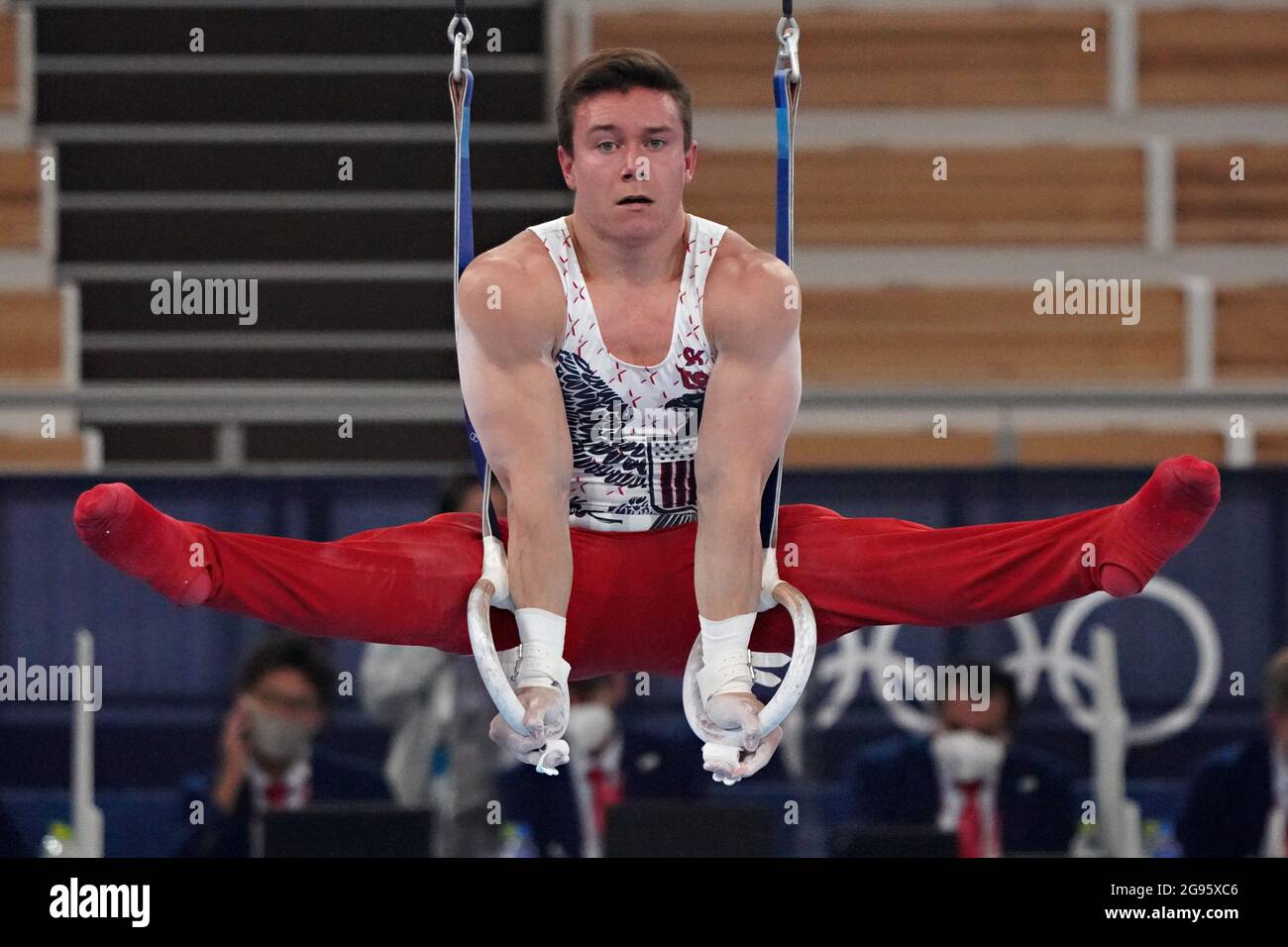 Tokyo, Japan. 24th July, 2021. Brody Malone, of Team United States ...