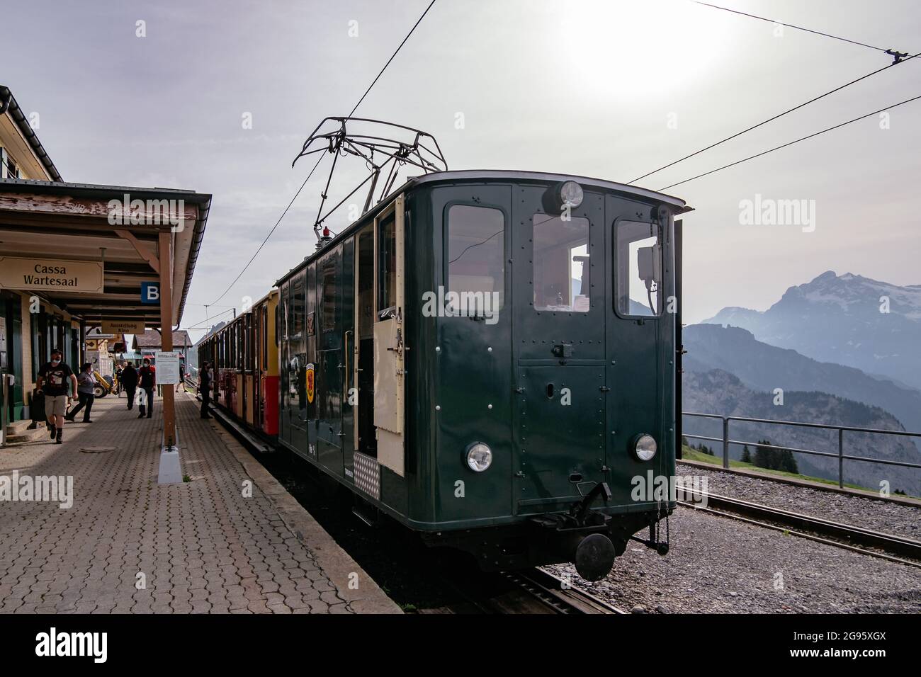 Schynige platte cogwheel railway hi-res stock photography and images ...